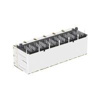 China LPJG67537CNL 100/1000 Base-T Without Led 2x6 Port 10P8C Stacked RJ45 Connectors for sale