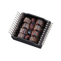 China Pulse HX2009NL Compatible LINK-PP LP5009ANL 10/100 Base-T Single Port SMD 24 PIN Low Profile PoE Lan Magnetics for sale