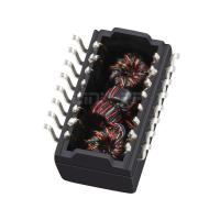China XFMRS XFATM9B1 Compatible LINK-PP LP1198NL 10/100 Base-T Single Port SMD 16 PIN Ethernet Telecom Transformer for sale