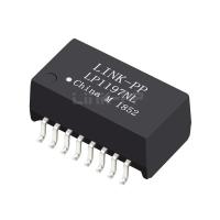 China Pulse H1197NL Compatible LINK-PP LP1197NL 10/100 Base-T Single Port SMD 16PIN PoE Ethernet Telecom Transformer for sale