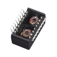 China LP1197NL 10/100 BASE-T Single Port VoIP 16 Pin SMD Magnetics Modules for sale
