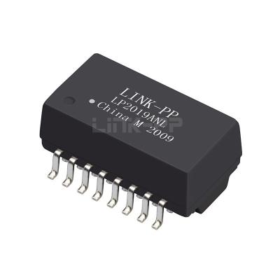 China WE 749013010 Compatible LINK-PP LP2019ANL 10/100 Base-T Single Port SMD 16 PIN PoE Ethernet Telecom Transformer for sale