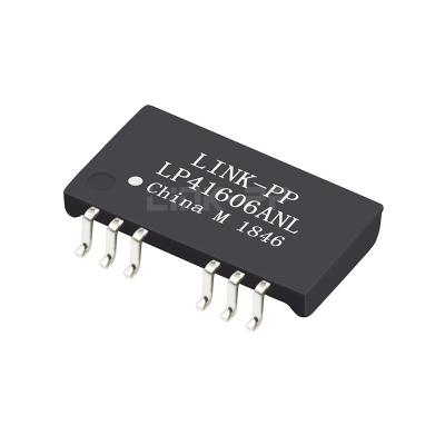 China Pulse HX0068ANLT Compatible LINK-PP LP41606ANL10/100/1000 Base-T Low Profile Discrete Magnetic Transformer Single Port SMD 12PIN for sale