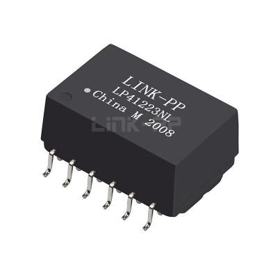 China LP41223NL 10/100 Base -T Single Port Lan PoE++ Magnetics Transformer Modules 12 Pin for sale