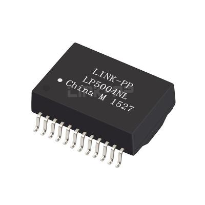 China Bothhand 24SH10410 HF Compatible LINK-PP LP5004NL 10/100/1000 Base-T Single Port SMD 24PIN Ethernet Transformer for sale