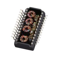 China WE 7490200143 Compatible LINK-PP LP82440ANL 10/100/1000 Base-T Single Port SMD 24PIN Low Profile Lan Transformer Modules for sale