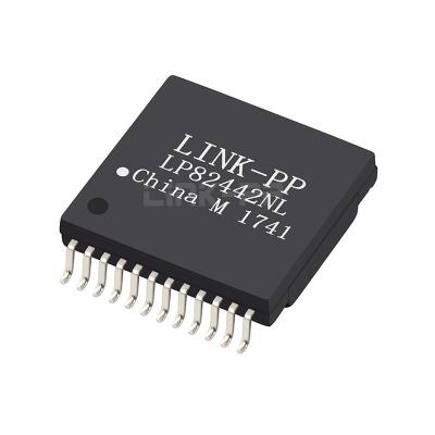 China Halo TG111-E001J24RL Compatible LINK-PP LP82442NL 100/1000 Base-T Single Port SMT 24 PIN Low Profile Lan Transformer for sale