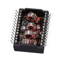 China LP5006ANL Single Port 10/100/1000 BASE-T PoE+ 24 Pin SMT PC Card Ethernet Lan Transformer Modules for sale