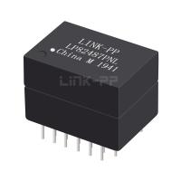 China LP82487PNL Single Port 1000 BASE-T DIP PoE+ 24 Pin Telecom Transformer Modules for sale