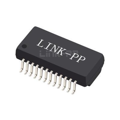China LP82401HNL 2.5G Base -T Single Port Low Profile Lan Transformer Magnetic Modules SMT 24 Pin for sale