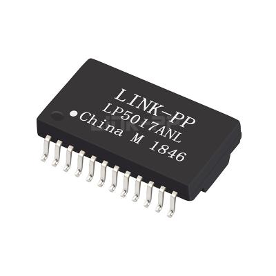 China LP5017ANL 2.5G Base-T Single Port 24 PIN SMD PoE+ Lan Transformer Modules for sale