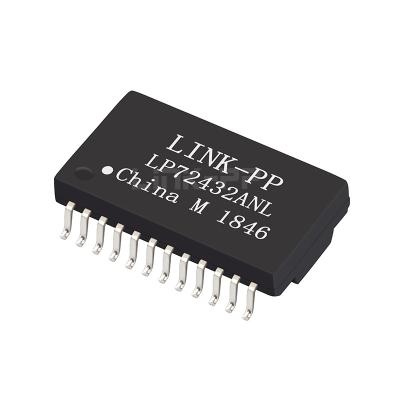 China LP72432ANL 2.5G Base-T Single Port SMD PoE+ Lan Transformer 24 PIN for sale