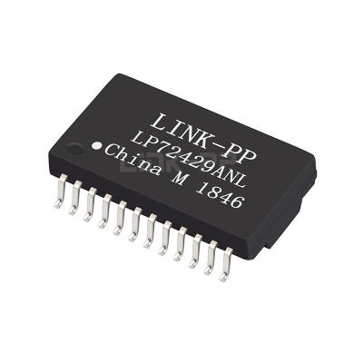 China LP72429ANL 5G Base -T Single Port SMD 24 Pin POE+ Lan Transformer Modules for sale
