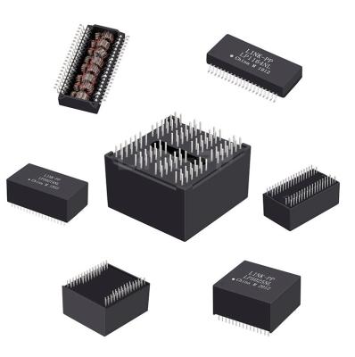 China Pulse HX1333NL Compatible LINK-PP LP1333NL 100 Base-T High Isolation 4.5KVrms Single Port 12 Pin Ethernet Transformer for sale