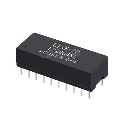 China Pulse H2001DG Compatible LINK-PP LP2064NL 10/100 Base-T Dual  Port SMD 20PIN Ethernet LAN Magnetic Transformer for sale