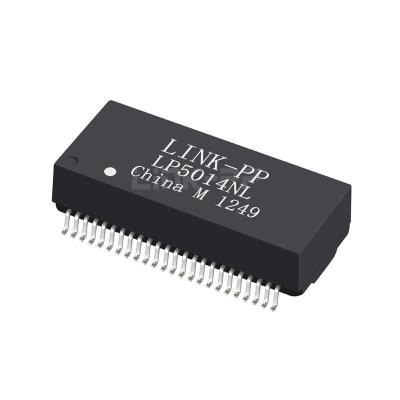 China WE 749020020 Compatible LINK-PP LP5014NL 100/1000 Base-T Dual Port SMT 48 PIN Discrete LAN Magnetics for sale