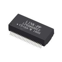 China Belfuse S558-5500-77 Compatible LINK-PP LP6080ANLE 10/100/1000 Base-T PoE+ Lan Transformer Magnetics Dual  Port SMD 48PIN for sale