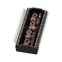 China Pulse H5111NL Compatible LINK-PP LP6080NL 10/100/1000 Base-T Dual  Port SMD 48PIN PoE+ Ethernet Lan Transformer Modules for sale