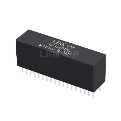 China LP83601NL Dual Port 10/100/1000 BASE-T THT 36 Pin Telecom Lan Transformer Modules for sale