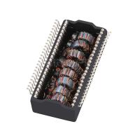 China LP84812ANL 10/100 Base -T Dual Port PoE+ 48 Pin Ethernet Transformer Modules for sale