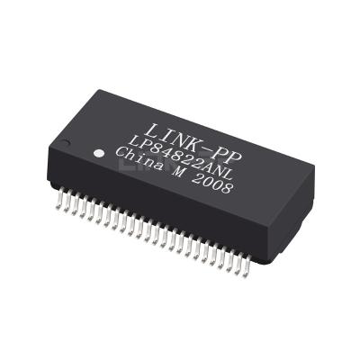 China LP84822ANL 1000 Base-T Dual Port Surface Mount 48 Pin PoE+ Magnetics transformer for sale