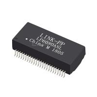 China Pulse S558-5500-77 Compatible LINK-PP LP6080ANLE 10/100/1000 Base-T Dual  Port SMD 48PIN PoE+ Lan Transformer Telecom Magnetics for sale