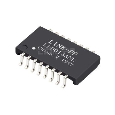 China Bothhand NS0013AF Compatible LINK-PP LP0013ANL 10/100 Base-T Low Profile Lan Magnetics Transformer Single Port SMD 16 PIN for sale