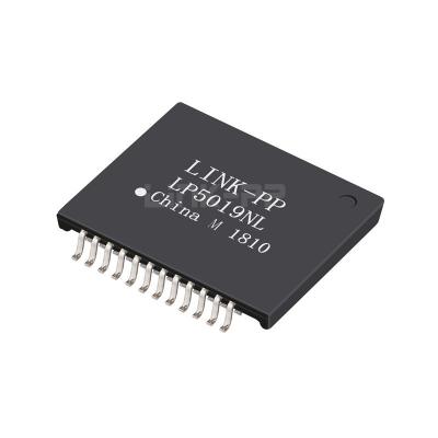 China Pulse H5019NL Compatible LINK-PP LP5019NL 10/100/1000 Base-T Single Port Low Profile SMD 28PIN Lan Transformer Telecom Magnetics for sale