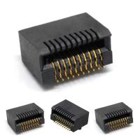China E81M0-002-01-LT SFP Receptacle Connector Solder Surface Mount 20 Position, Right Angle for sale