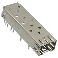 China 2227023-1 Position SFP Cage Connector Press-Fit Through Hole Right Angle Shielded No Light Pipe for sale