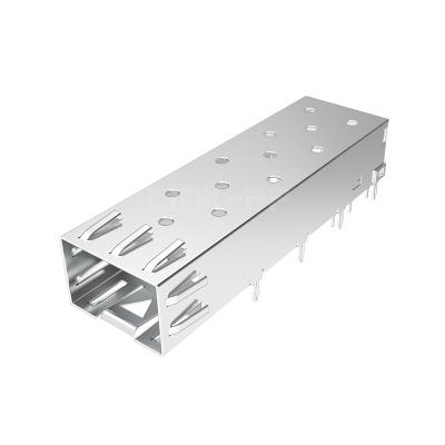 China LINK-PP LP11AC02001 1x1 Port SFP Cage Through Hole Without Light Pipe for sale