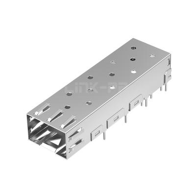 China LINK-PP LP11ACS1000 1x1 Port SFP Cage Solder With EMI Spring Finger for sale