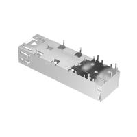 China LP11ACS2000 SFP 1x1 Cage With EMI Spring Finger for sale