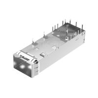 China LINK-PP LP11BCS1000 SFP 1x1 Cage Solder Through Hole Right Angle for sale