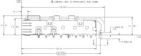 China 1761007-2  SFP 1X2 CAGE 4 Gb/s EMI Springs With Lightpipe for sale