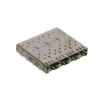 China 1658723-2 SFP 1X4 Cage Assembly 4 Gb/s  Connector Solder Through Hole Press-Fit Mount for sale