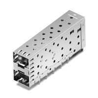 China LINK-PP LP21AC01001 2x1 Port SFP Cage Connector Without LightPipe for sale
