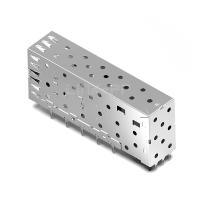 China LINK-PP LP21AC01001 2x1 Port SFP Cage Connector Without LightPipe for sale