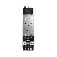 China LP21AC02101 2x1 SFP Cage Connector Press-Fit With Inner/Outer LightPipe for sale