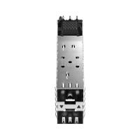 China LINK-PP LP21AC02301 SFP 2x1 Cage Connector Press-Fit With Outer LightPipe for sale