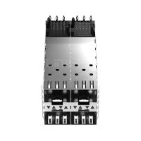China LP22AC01101 SFP 2x2 Cage Connector Press-Fit With Inner/Outer Light Pipe for sale