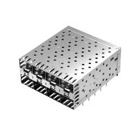 China LINK-PP LP24AC01201 SFP 2x4 Cage Connector With Inner LightPipe for sale