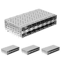 China SFP0-3000-L 2X8 Ports 5GB/S SFP Cage & Connector WITH LIGHT PIPES NPB for sale