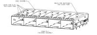 China 2284170-1 TE SFP+ Cage Ganged (1 x 5) Connector Press-Fit Through Hole for sale