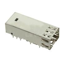 China TE 2246040-1 SFP+ Micro Receptacle with Cage Press-Fit Through Hole 10 Gb/s for sale