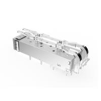 China LINK-PP LP11BC02201 1x1 Port SFP+ Cage With Lightpipe for sale