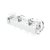 China LINK-PP LP11BCS2101 SFP+ Cage Single Port With Light pipe for sale