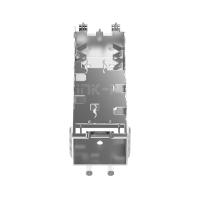 China LP11BC02200 SFP+ 1x1 Cage Press-Fit With Light Pipe for sale