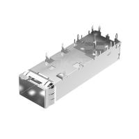 China LP11BC01000 SFP+ 1x1 Cage Press-Fit With EMI Spring Finger for sale