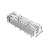 China LINK-PP LP11BCS2100 SFP+ 1x1 Cage Solder With EMI Spring Finger Light Pipe for sale
